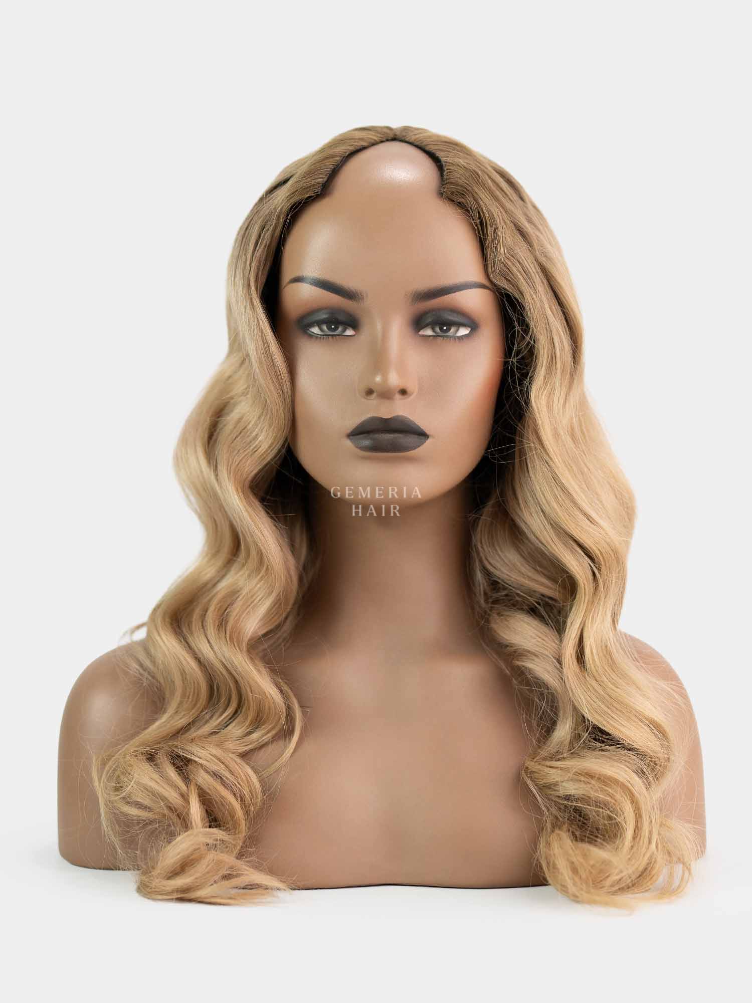 Blonde | V-Part Wig | V-Shaped Wig | Straight