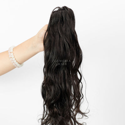 Gemeria Human Hair Extensions | Indian Temple Hair | Wigs