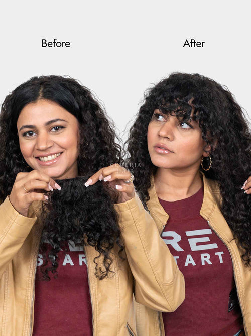 Curly Clip-In Bangs | Shop the Best Curly Bangs Online