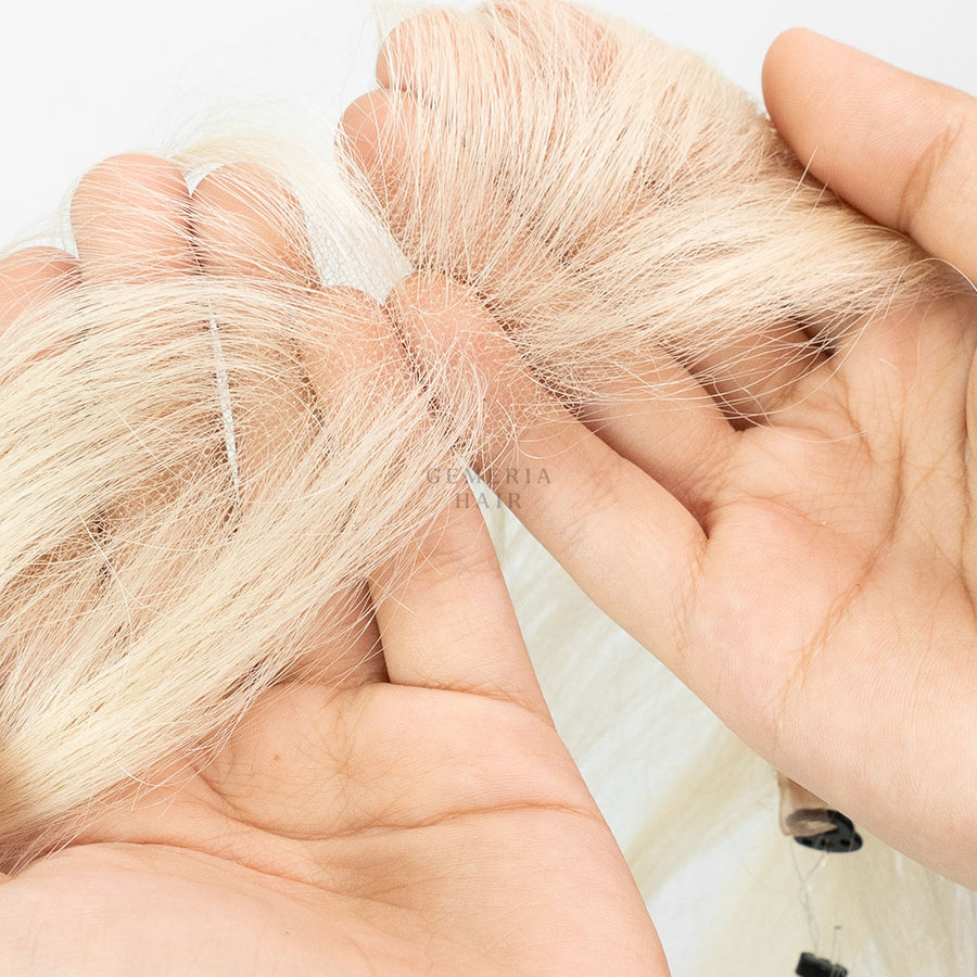 Blonde Front Hairline Topper for Receding Hairline