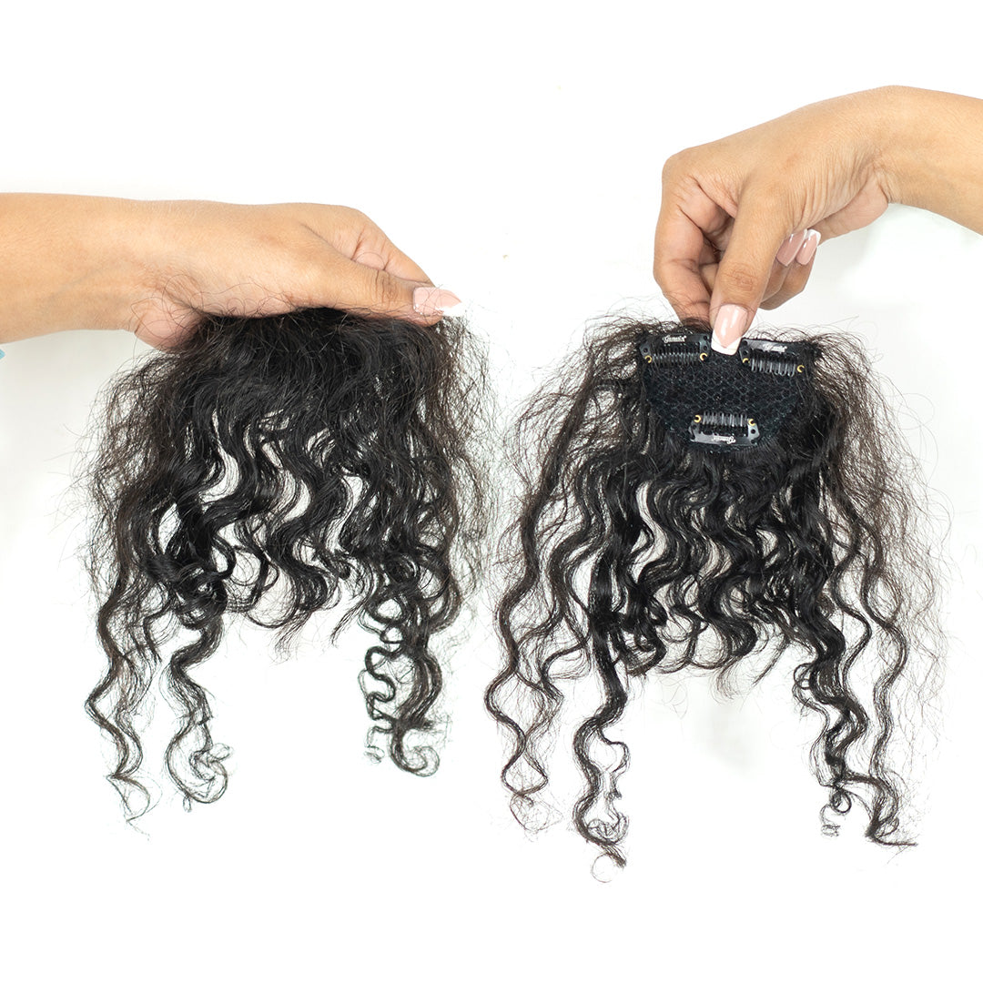 Curly Clip-In Bangs | Best in USA, US, Dubai Market